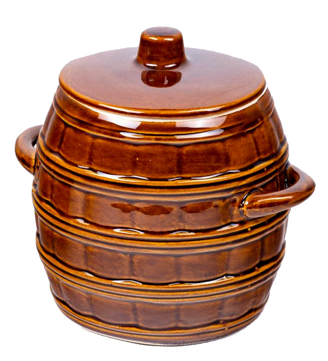 3.2 Liters Stoneware Pickling Crock Pot with Lid - Ogórki | KR-3.2 ...