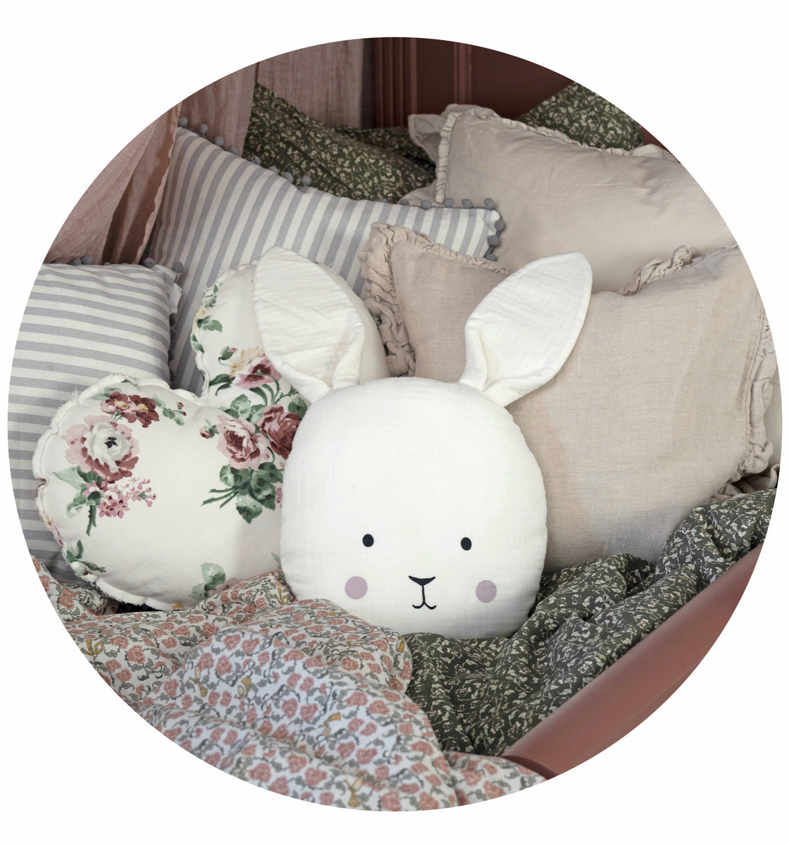 JaBaDaBaDo Bunny Pillow Stuffed Toy | N0146 – Luxahaus Beyond