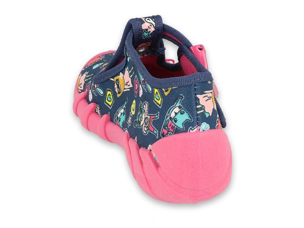 Befado Dark Blue School Slippers | 110P456 – Luxahaus Beyond